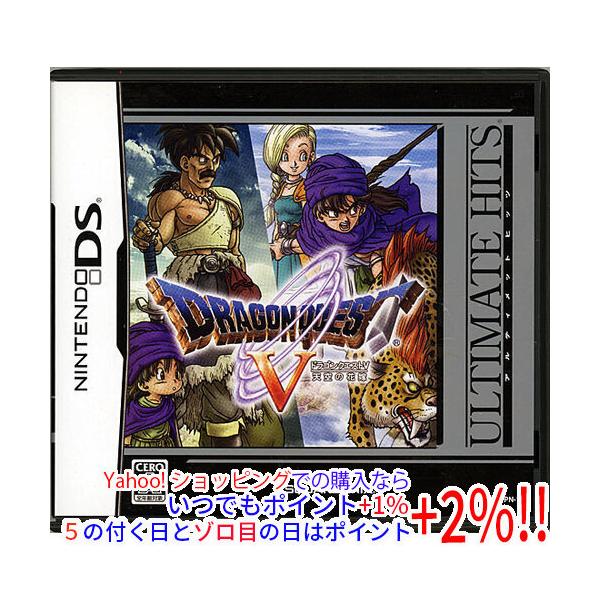 【商品名：】ドラゴンクエストV 天空の花嫁(ULTIMATE HITS) DS　／　【商品状態：】開封済みの中古品です。☆ケース・説明書付き！※画像はイメージです。／／／※本商品は、製品の性質上、返品はお受けできませんのでご了承ください。　...