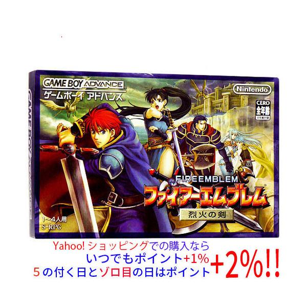 【商品名：】ファイアーエムブレム 烈火の剣 GBA　／　【商品状態：】開封済みの中古品です。☆箱・説明書付き！／／※本商品は、製品の性質上、返品はお受けできませんのでご了承ください。　／　【検索用キーワード：】≪レア FE SRPG任天堂 ...