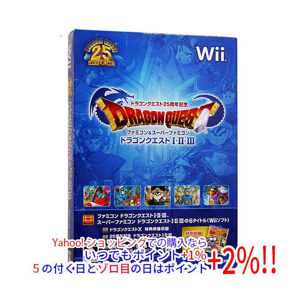 【商品名：】ドラクエ25周年記念 FC＆SFC ドラゴンクエストI・II・III Wii　／　【商品状態：】開封済みの中古品です。内容物はすべて揃っています。／／※本商品は、製品の性質上、返品はお受けできませんのでご了承ください。　／　【検...