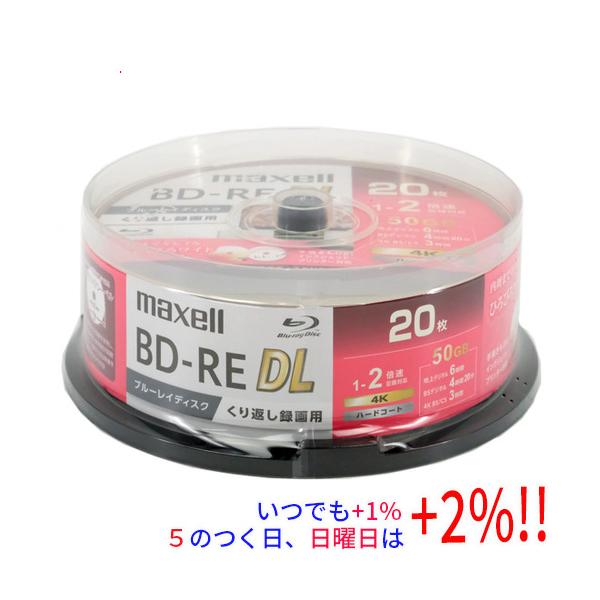 【商品名：】maxell 録画用ブルーレイディスク BEV50WPG.20SP BD-RE DL 2倍速 20枚組　／　【商品状態：】新品です。　／　【検索用キーワード：】≪マクセル ブルーレイディスクメディア≫ BEV50WPG.20SP...
