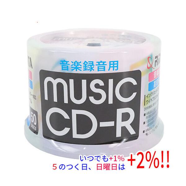 【商品名：】RiTEK 音楽用CD-R CDRMU80.50SPA 50枚　／　【商品状態：】新品。　／　【検索用キーワード：】≪CD-Rメディア≫ CDRMU80.50SPA　／　【型番：】 CDRMU80.50SPA　／　【仕様：】入数...