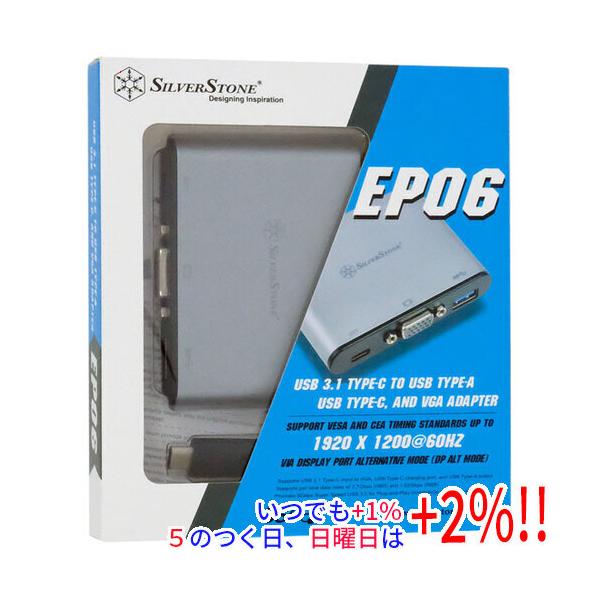 【商品名：】SILVERSTONE 変換アダプタ SST-EP06C チャコールグレー　／　【商品状態：】新品　／　【検索用キーワード：】≪即納≫ SST-EP06C [チャコールグレー]　／　【型番：】 SST-EP06C [チャコールグ...