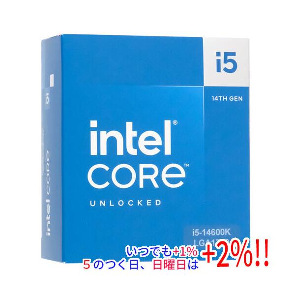 【商品名：】Core i5 14600K 3.5GHz LGA1700 SRN43　／　【商品状態：】新品　／　【検索用キーワード：】≪intel インテル CPU  BOX≫ Core i5 14600K BOX　／　【商品説明：】第13...