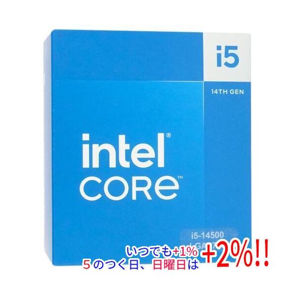 【商品名：】Core i5 14500 2.6GHz 24MB LGA1700 SRN3T　／　【商品状態：】新品　／　【検索用キーワード：】≪intel インテル CPU  BOX≫ Core i5 14500 BOX　／　【仕様：】[ス...