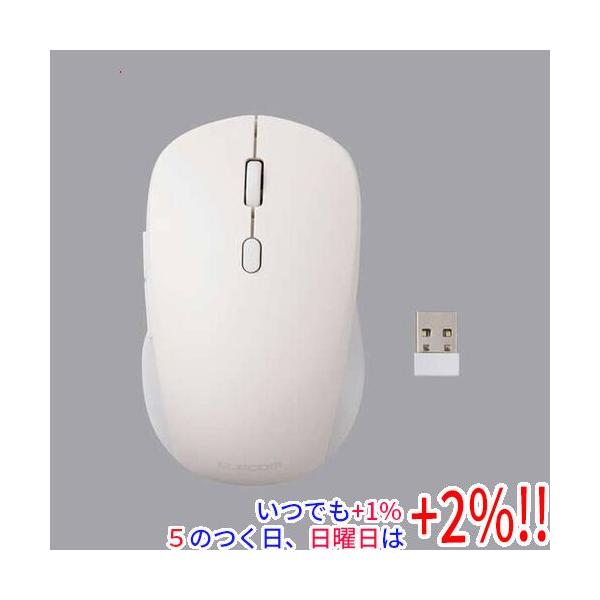 【商品名：】ELECOM製 OSMOD Six USB無線/Bluetooth 静音マウス 6ボタン Mサイズ M-MY30MBSXWH ホワイト　／　【商品状態：】新品　／　【検索用キーワード：】≪エレコム ワイヤレスマウス 即納≫ OS...