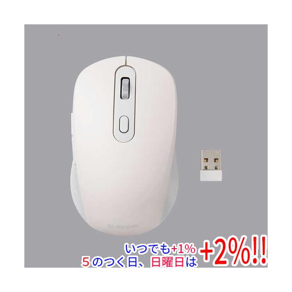 【商品名：】ELECOM製 OSMOD Six USB無線/Bluetooth 充電静音マウス 6ボタン Mサイズ M-MY35MBSXWH ホワイト　／　【商品状態：】新品　／　【検索用キーワード：】≪エレコム ワイヤレスマウス 即納≫ ...