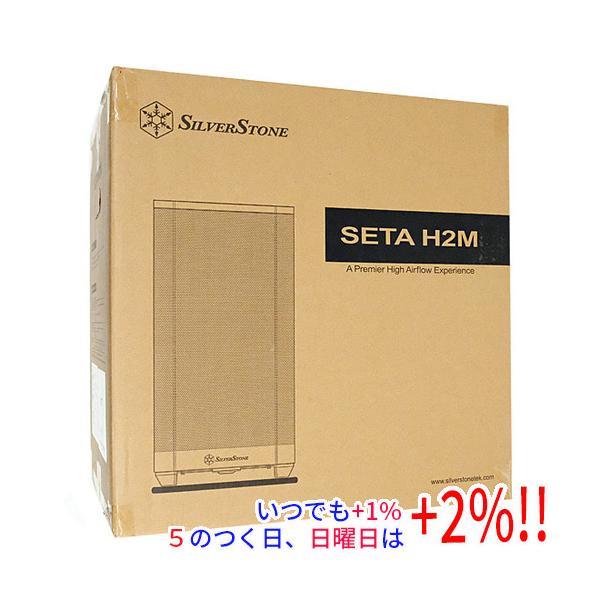 【商品名：】SILVERSTONE製 PCケース SST-SEH2M-B ブラック　／　【商品状態：】新品　／　【検索用キーワード：】≪即納≫ SST-SEH2M-B　／　【型番：】SST-SEH2M-B　／　【商品説明：】・ 高品質スチー...
