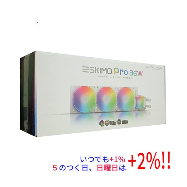 【商品名：】Geometric Future 360mmラジエーター簡易水冷キット Eskimo Pro 36W GF-ES-PRO-360-WT ホワイト　／　【商品状態：】新品。　／　【検索用キーワード：】≪即納≫ Eskimo Pro...