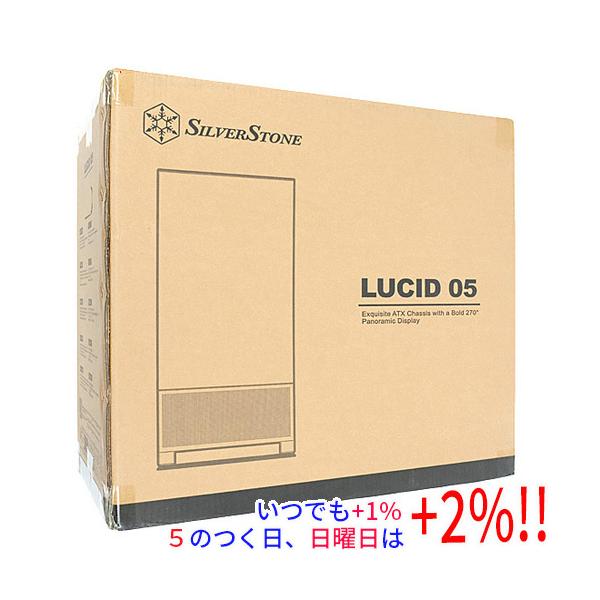 【商品名：】SILVERSTONE製 PCケース Lucid 05 SST-LD05-B-ARGB 黒　／　【商品状態：】新品　／　【検索用キーワード：】 Lucid 05 SST-LD05-B-ARGB [黒]　／　【型番：】Lucid ...