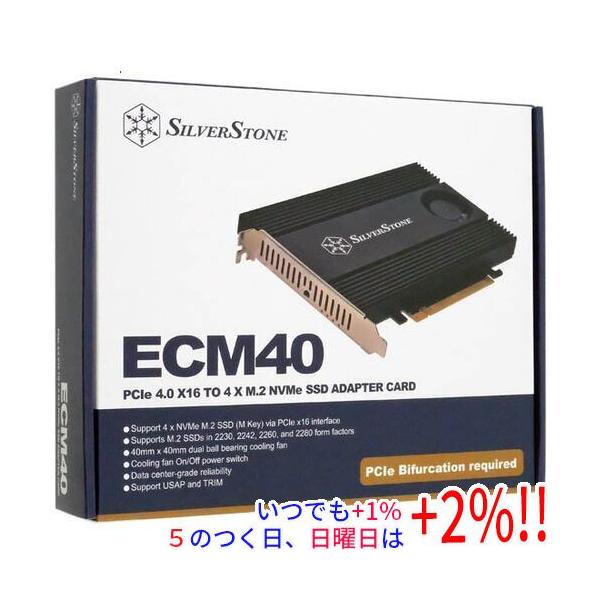 【商品名：】SILVERSTONE SSDアダプタカード SST-ECM40 [M.2]　／　【商品状態：】新品。　／　【検索用キーワード：】 SST-ECM40 [M.2]　／　【型番：】 SST-ECM40 [M.2]　／　【仕様：】 ...