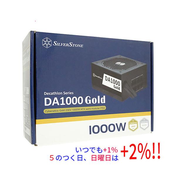 【商品名：】SILVERSTONE製 PC電源 SST-DA1000-GH 1000W ブラック　／　【商品状態：】新品。　／　【検索用キーワード：】≪電源ユニット 即納≫ SST-DA1000-GH [ブラック]　／　【型番：】SST-D...