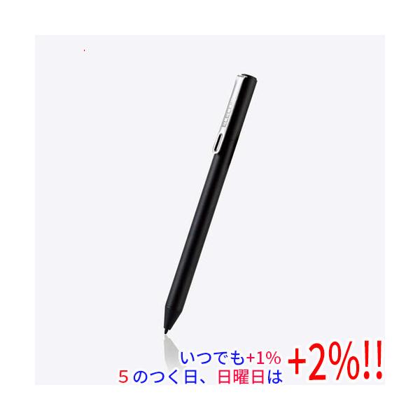 【商品名：】ELECOM 電池式アクティブタッチペン P-TPUSI01BK ブラック　／　【商品状態：】新品の商品です。　／　【検索用キーワード：】≪デジタルペン≫ P-TPUSI01BK [ブラック]　／　【型番：】P-TPUSI01B...