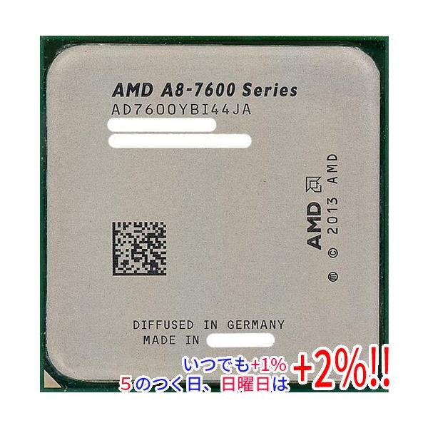【商品名：】AMD A8-Series A8-7600 3.1GHz Socket FM2+ AD7600YBI44JA　／　【商品状態：】動作確認済みの中古品です。／ ／ ※中古品ですので、傷、汚れ等ある場合がございます。／ ご理解の上、...