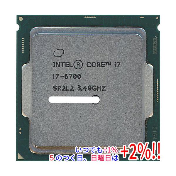 【商品名：】Core i7 6700 3.4GHz 8M LGA1151 65W SR2L2　／　【商品状態：】動作確認済みの中古品です。／ ／ ※中古品ですので、傷、汚れ等ある場合がございます。／ ご理解の上、ご検討お願いします。　／　【...