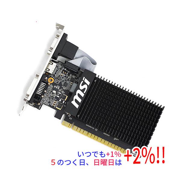 【商品名：】MSI製グラボ GT 710 2GD3H LP PCIExp 2GB　／　【商品状態：】動作確認済みの中古品です。／ ／ ※中古品ですので、傷、汚れ等ある場合がございます。／ ご理解の上、ご検討お願いします。　／　【検索用キーワ...