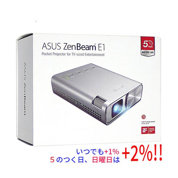 【商品名：】ASUS モバイルプロジェクター ASUS ZenBeam E1 元箱あり　／　【商品状態：】動作確認済の中古品です。／ ／ ※中古品ですので、傷、汚れ等ある場合がございます。ご理解の上、ご検討お願いします。　／　【検索用キーワ...