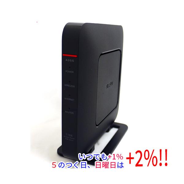 【商品名：】BUFFALO 無線LANルータ WSR-1166DHP3-BK　／　【商品状態：】動作確認済みの中古品です。／ ／ ※中古品ですので、傷、汚れ等ある場合がございます。／ ご理解の上、ご検討お願いします。　／　【検索用キーワード...