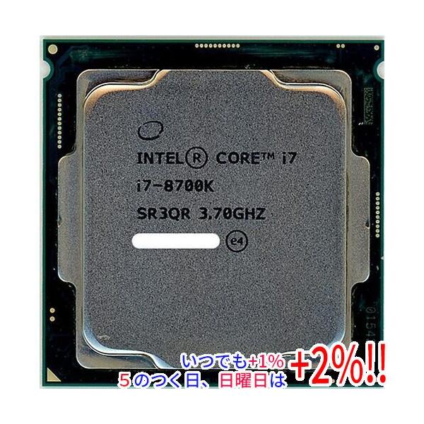 【商品名：】Core i7 8700K 3.7GHz LGA1151 95W SR3QR　／　【商品状態：】動作確認済の中古品です。／ ／ ※中古品ですので、傷、汚れ等ある場合がございます。ご理解の上、ご検討お願いします。　／　【検索用キー...