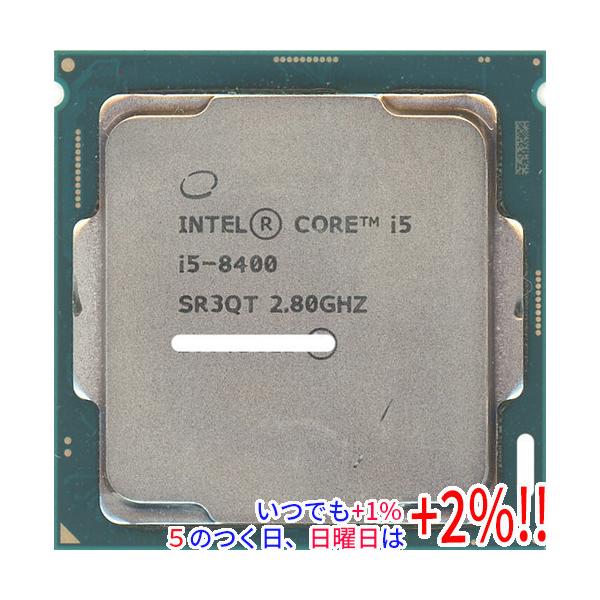 【商品名：】Core i5 8400 2.8GHz 9M LGA1151 65W SR3QT　／　【商品状態：】動作確認済みの中古品です。／ ／ ※中古品ですので、傷、汚れ等ある場合がございます。／ ご理解の上、ご検討お願いします。　／　【...