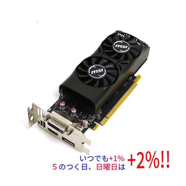 【商品名：】MSI製グラボ GTX 1050 2GT LP PCIExp 2GB　／　【商品状態：】動作確認済の中古品です。／ ／ ※中古品ですので、傷、汚れ等ある場合がございます。ご理解の上、ご検討お願いします。　／　【検索用キーワード：...