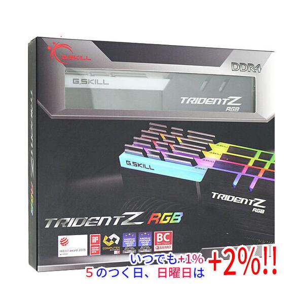 【商品名：】G.Skill デスクトップ用 F4-2666C18Q-32GTZR DDR4 PC4-21300 8GB 4枚組 元箱あり　／　【商品状態：】動作確認済の中古品です。／ ／ ※中古品ですので、傷、汚れ等ある場合がございます。ご...