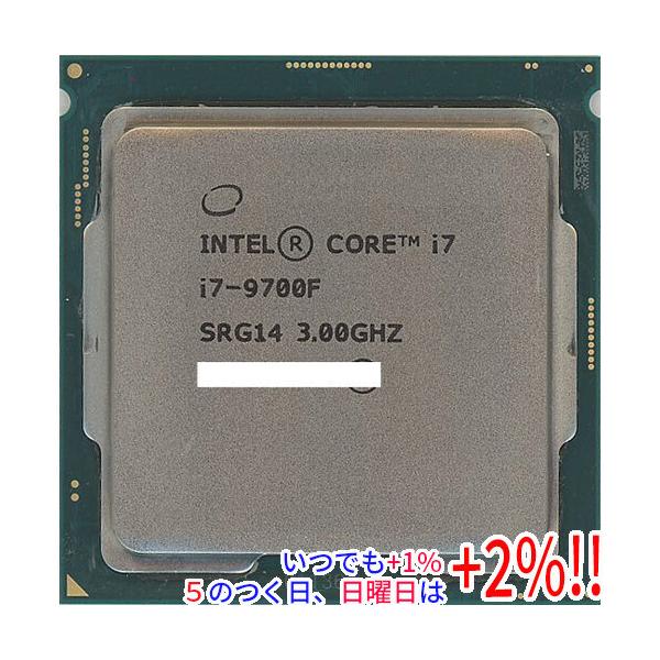 【商品名：】Core i7 9700F 3.0GHz LGA1151 65W SRG14　／　【商品状態：】動作確認済の中古品です。／ ／ ※中古品ですので、傷、汚れ等ある場合がございます。ご理解の上、ご検討お願いします。　／　【検索用キー...