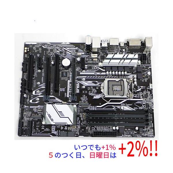 【商品名：】ASUS製 ATXマザーボード PRIME H270-PRO LGA1151　／　【商品状態：】動作確認済みの中古品です。／ ／ ※中古品ですので、傷、汚れ等ある場合がございます。／ ご理解の上、ご検討お願いします。　／　【検索...