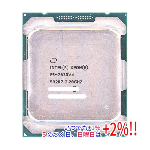 【商品名：】Xeon E5-2630 v4 2.2GHz 20M LGA2011-3 SR2R7　／　【商品状態：】動作確認済みの中古品です。／ ／ ※中古品ですので、傷、汚れ等ある場合がございます。／ ご理解の上、ご検討お願いします。　／...