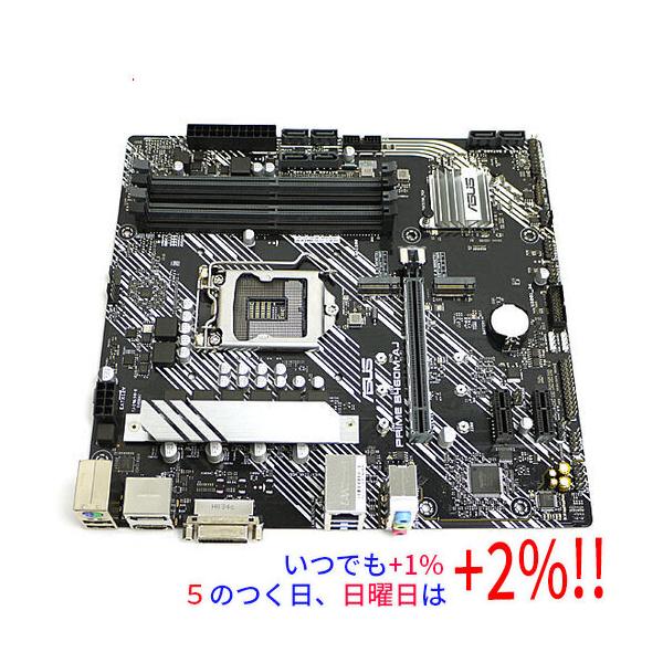 【商品名：】ASUS製 MicroATXマザーボード PRIME B460M-AJ LGA1200　／　【商品状態：】動作確認済みの中古品です。／ ／ ※中古品ですので、傷、汚れ等ある場合がございます。／ ご理解の上、ご検討お願いします。　...