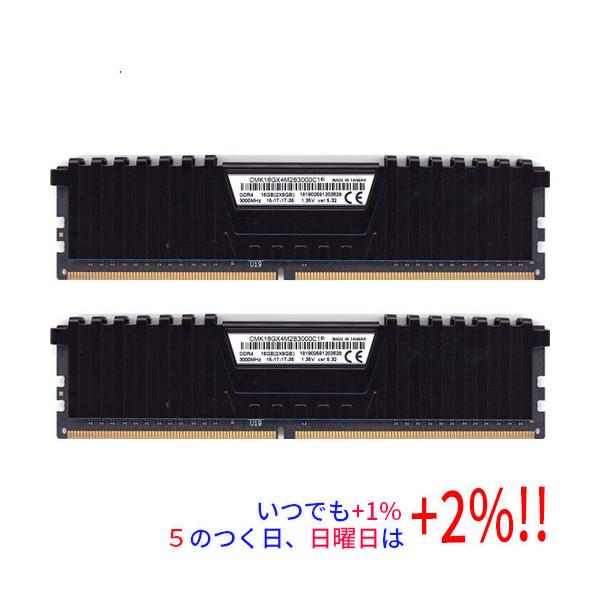 【商品名：】Corsair CMK16GX4M2B3200C16 DDR4 PC4-25600 8GB 2枚組　／　【商品状態：】動作確認済みの中古品です。／※中古品のため、使用感や傷、汚れ等がある場合がございます。　／　【検索用キーワード...