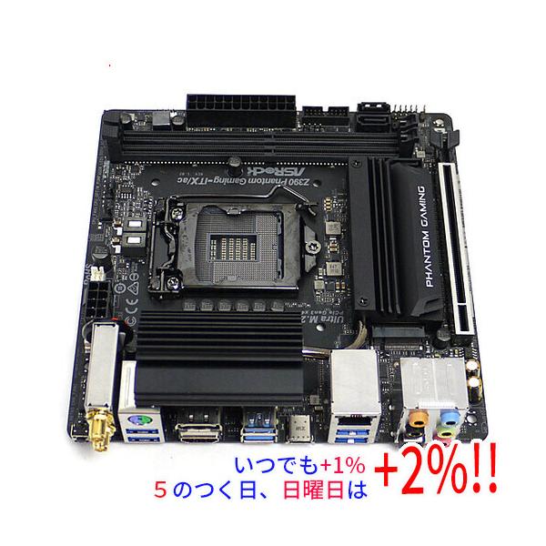 【商品名：】ASRock製 Mini-ITXマザーボード Z390 Phantom Gaming-ITX/ac LGA1151　／　【商品状態：】動作確認済みの中古品です。／ ※中古品ですので、傷、汚れ等ある場合がございます。ご理解の上、ご...