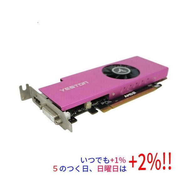 【商品名：】グラフィックボード Yeston RX550-4G D5 LP PCIExp 4GB　／　【商品状態：】動作確認済みの中古品です。／ ／ ※中古品ですので、傷、汚れ等ある場合がございます。／ ご理解の上、ご検討お願いします。　／...