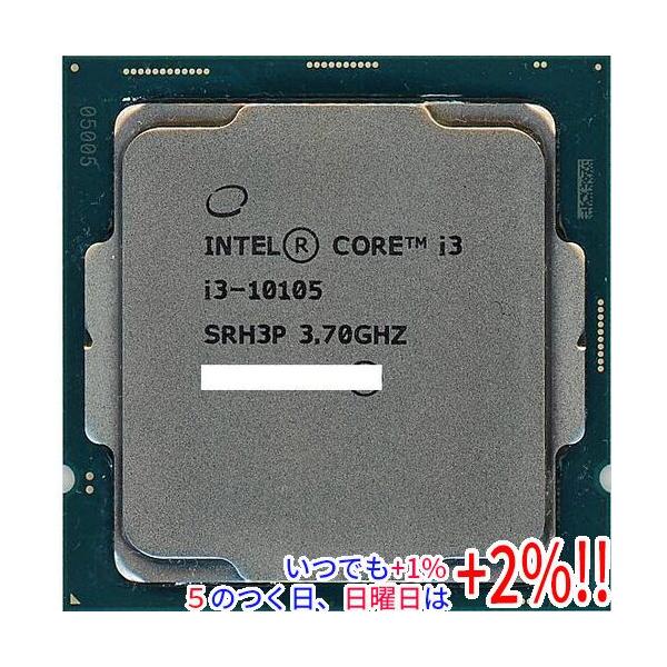 【商品名：】Core i3 10105 3.7GHz 6M LGA1200 65W SRH3P　／　【商品状態：】動作確認済みの中古品です。／ ／ ※中古品ですので、傷、汚れ等ある場合がございます。／ ご理解の上、ご検討お願いします。　／　...