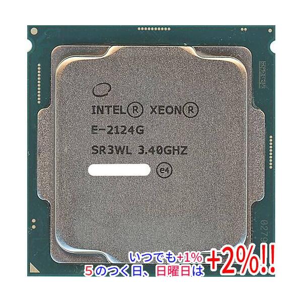 【商品名：】Intel Xeon E-2124G 3.4GHz 71W LGA1151 SR3WL　／　【商品状態：】動作確認済みの中古品です。／ ／ ※中古品ですので、傷、汚れ等ある場合がございます。／ ご理解の上、ご検討お願いします。　...