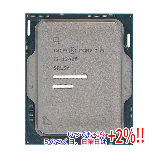 【商品名：】Core i5 12400 2.5GHz LGA1700 65W SRL5Y　／　【商品状態：】動作確認済みの中古品です。／ ／ ※中古品ですので、傷、汚れ等ある場合がございます。／ ご理解の上、ご検討お願いします。　／　【検索...