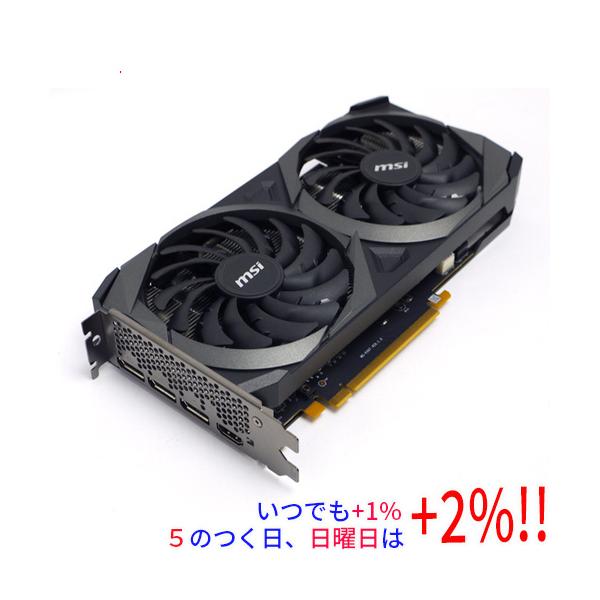 【商品名：】MSI製グラボ GeForce RTX 3060 Ti VENTUS 2X 8G V1 LHR PCIExp 8GB　／　【商品状態：】動作確認済みの中古品です。／ ／ ※中古品ですので、傷、汚れ等ある場合がございます。／ ご理...