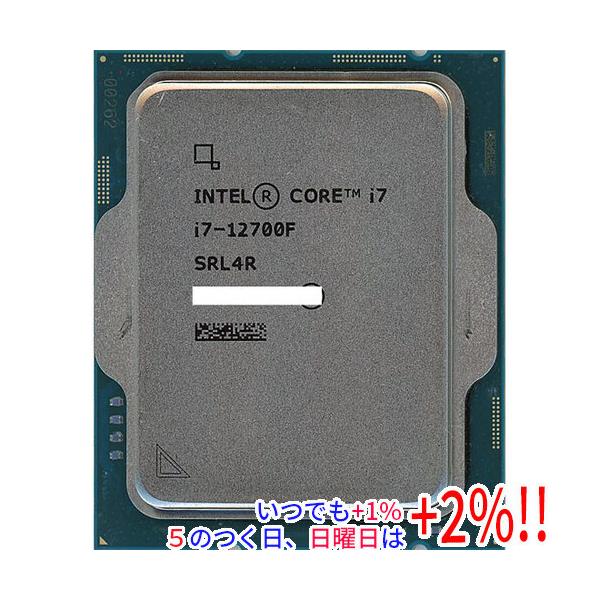 【商品名：】Core i7 12700F 2.1GHz LGA1700 65W SRL4R　／　【商品状態：】動作確認済みの中古品です。／ ／ ※中古品ですので、傷、汚れ等ある場合がございます。／ ご理解の上、ご検討お願いします。　／　【検...