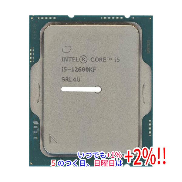 【商品名：】Core i5 12600KF 3.7GHz LGA1700 125W SRL4U　／　【商品状態：】動作確認済の中古品です。／／※中古品ですので、傷、汚れ等ある場合がございます。ご理解の上、ご検討お願いします。　／　【検索用キ...