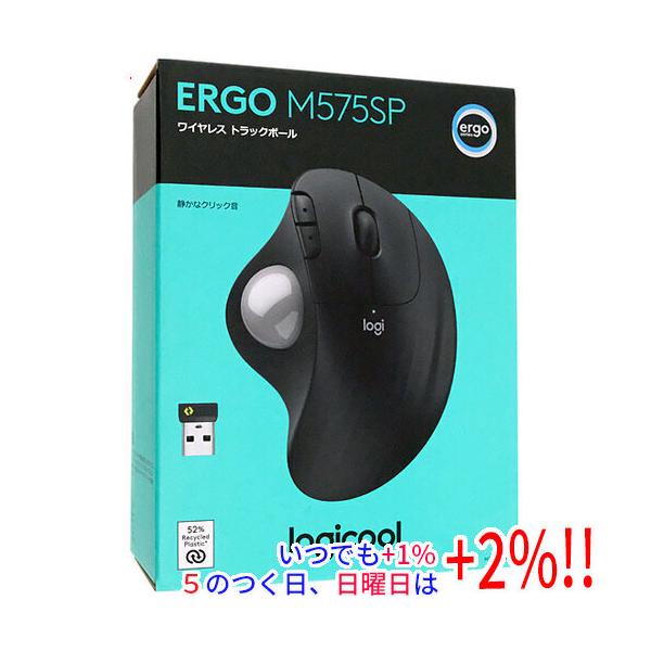 【商品名：】ロジクール ERGO M575SP M575SPBK ブラック 未使用　／　【商品状態：】未使用品です。　／　【検索用キーワード：】≪入力装置 マウス≫ ERGO M575SP M575SPBK [ブラック]　／　【型番：】M5...