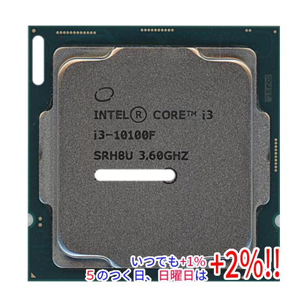 【商品名：】Core i3 10100F 3.6GHz 8M LGA1200 65W SRH8U　／　【商品状態：】動作確認済みの中古品です。／ ／ ※中古品ですので、傷、汚れ等ある場合がございます。／ ご理解の上、ご検討お願いします。　／...