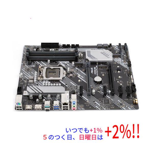 【商品名：】ASUS製 ATXマザーボード PRIME H470-PLUS LGA1200　／　【商品状態：】動作確認済の中古品です。／ ／ ※M.2ソケット上のヒートシンクが欠品しております。／ ※中古品ですので、傷、汚れ等ある場合がござ...