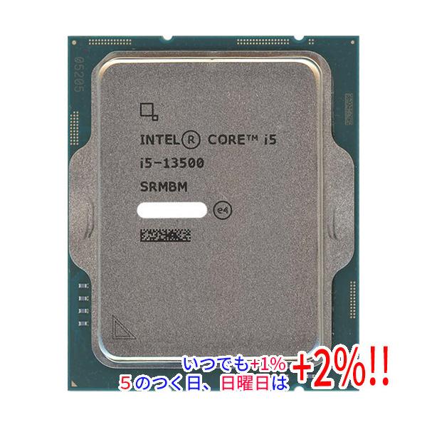 【商品名：】Core i5 13500 2.5GHz 24MB LGA1700 SRMBM　／　【商品状態：】動作確認済みの中古品です。／ ／ ※中古品ですので、傷、汚れ等ある場合がございます。／ ご理解の上、ご検討お願いします。　／　【検...