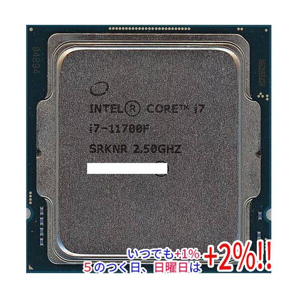 【商品名：】Core i7 11700F 2.5GHz LGA1200 65W SRKNR　／　【商品状態：】動作確認済みの中古品です。／ ／ ※中古品ですので、傷、汚れ等ある場合がございます。／ ご理解の上、ご検討お願いします。　／　【検...