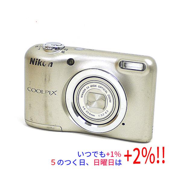 【商品名：】Nikon デジカメ COOLPIX A10SL 1614万画素 本体のみ 液晶画面いたみ　／　【商品状態：】動作確認済みの中古品です。／／※液晶画面に線が入ります。／／※中古品ですので、傷、汚れ等がございます。／ご理解の上、ご...
