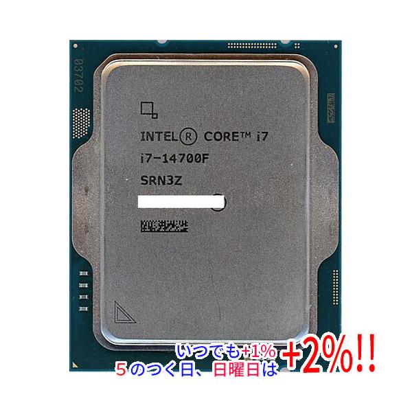 【商品名：】Core i7 14700F 2.1GHz LGA1700 SRN3Z　／　【商品状態：】動作確認済みの中古品です。／／※中古品ですので、傷、汚れ等ある場合がございます。／ご理解の上、ご検討お願いします。　／　【検索用キーワード...