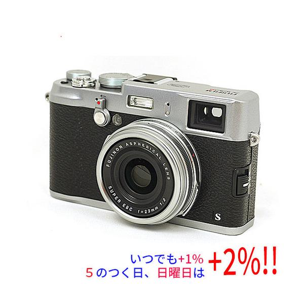 【商品名：】FUJIFILM デジカメ FinePix X100S 1630万画素 本体のみ 本体いたみ　／　【商品状態：】動作確認済みの中古品です。／／※映り込み等の不具合があります。／／※本体に傷やサビがあります。／／※バッテリーの取り...