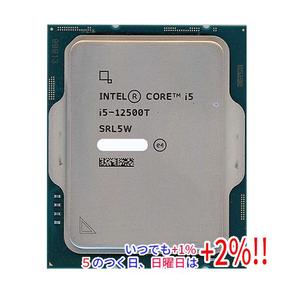 【商品名：】Core i5 12500T 2.0GHz LGA1700 SRL5W　／　【商品状態：】動作確認済みの中古品です。／ ／ ※中古品ですので、傷、汚れ等ある場合がございます。／ ご理解の上、ご検討お願いします。　／　【検索用キー...