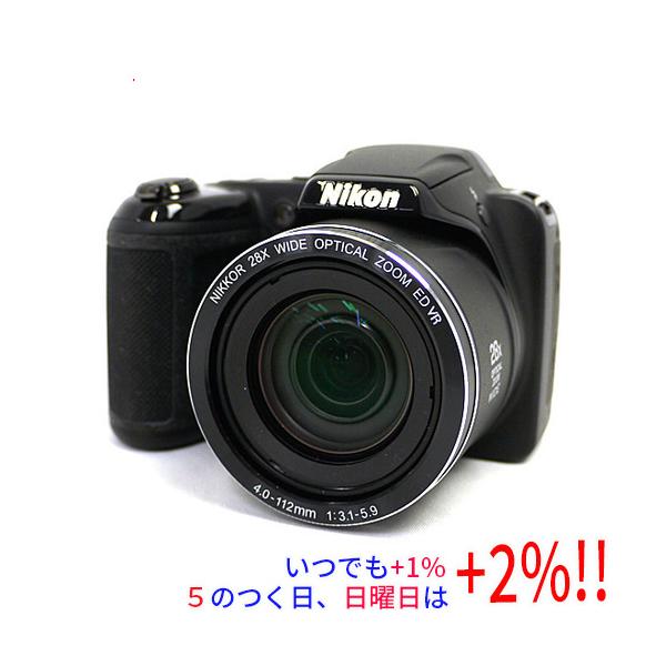 【商品名：】Nikon デジカメ COOLPIX L340 ブラック 2016万画素 本体のみ 液晶画面いたみ　／　【商品状態：】動作確認済みの中古品です。／／※液晶画面に擦り傷が見られます。／／※中古品ですので、傷、汚れ等がございます。／...