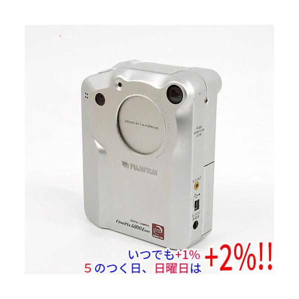 【商品名：】FUJIFILM FinePix 6800Z 330万画素 本体のみ 液晶画面いたみ　／　【商品状態：】動作確認済の中古品です。／／※液晶画面にカビが見られます。／／※中古品ですので、傷、汚れ等がございます。／ご理解の上、ご検討...
