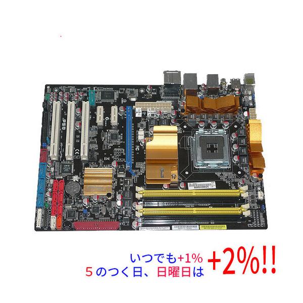 【商品名：】ASUS製 ATXマザーボード P5Q LGA775 いたみ　／　【商品状態：】動作確認済の中古品です。／／※本体に汚れが多く見られます。／／※中古品ですので、傷、汚れ等がございます。／ご理解の上、ご検討お願いします。　／　【検...